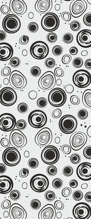 Seamless RetroVector Abstract Black and White Background Cdr X6 Stock ...