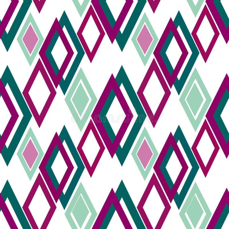 Seamless Rhombus Pattern Background Geometric Abstract Texture Stock ...