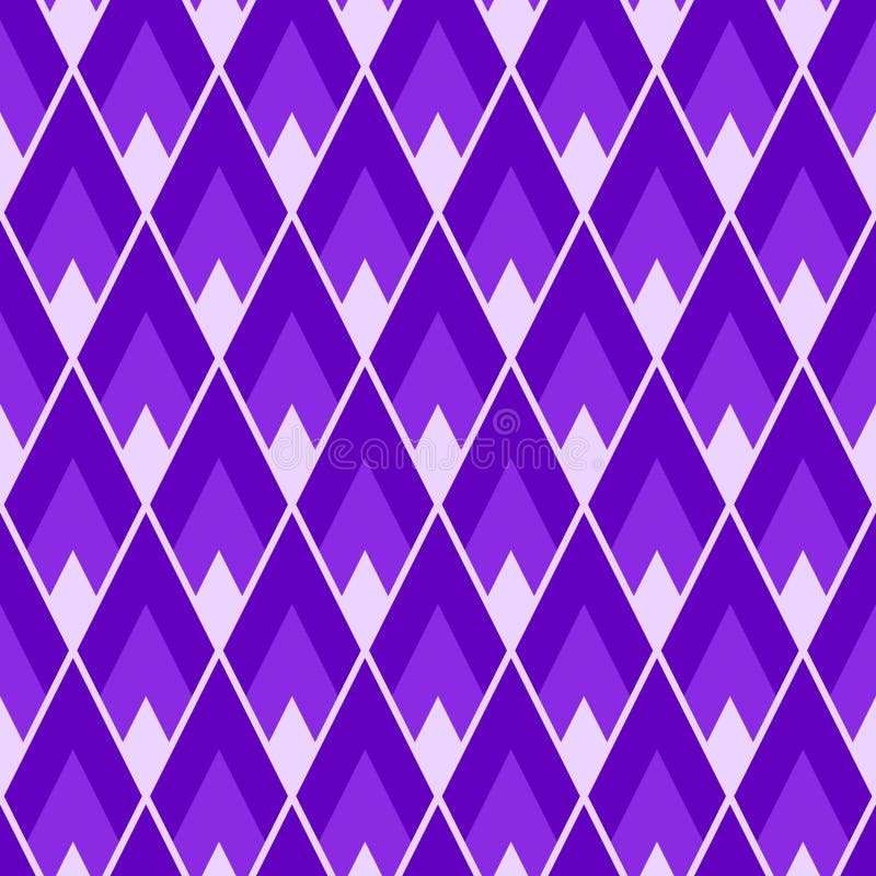 Seamless Rhombus Pattern. Protone Purple Tile Geometric Textile Texture ...