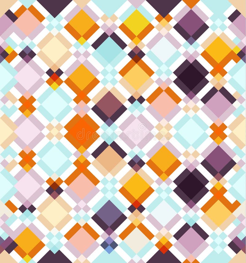 Seamless rhombus pattern. stock vector. Illustration of harlequin ...