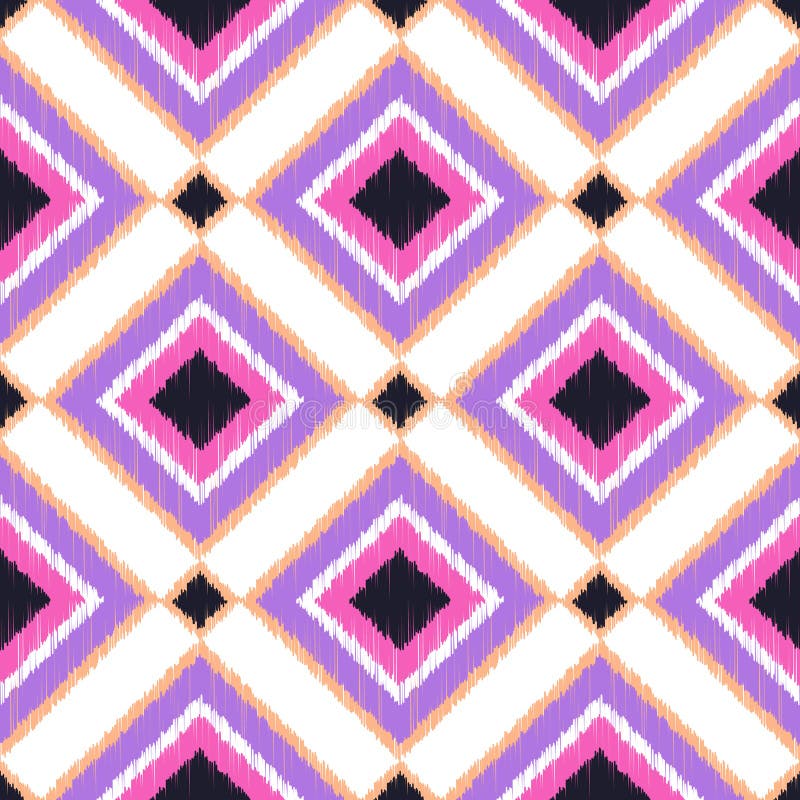 Seamless Rhombus Textured Pattern Stock Vector - Illustration of ...