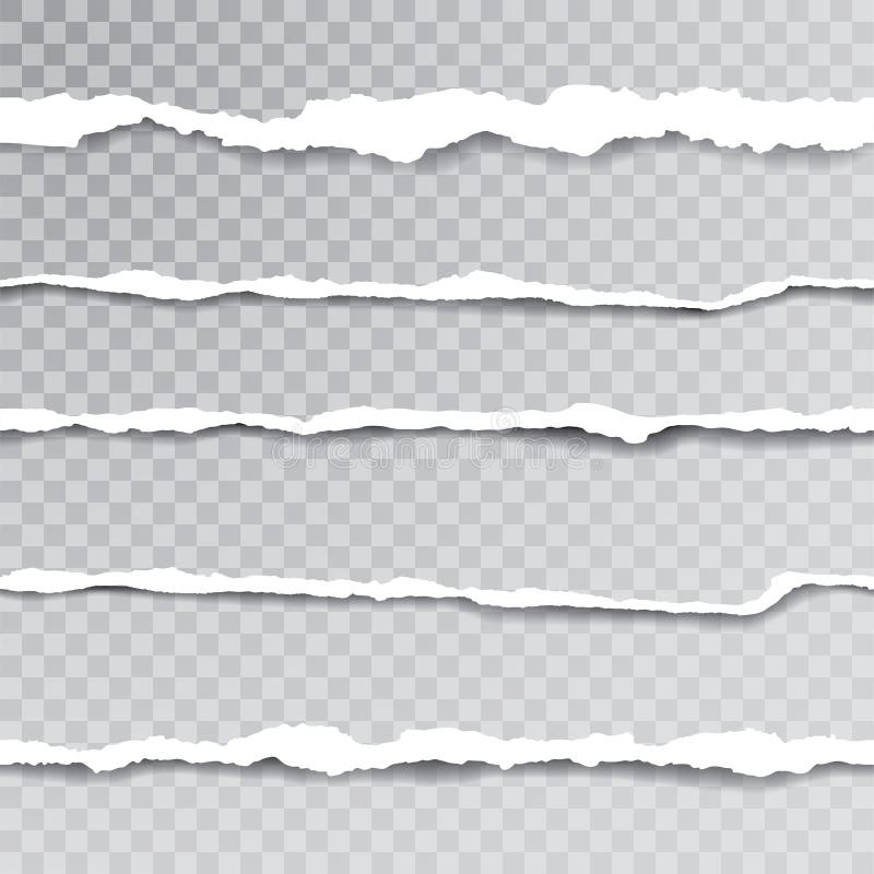 Seamless ripped paper stock vector. Illustration of lines - 117940631