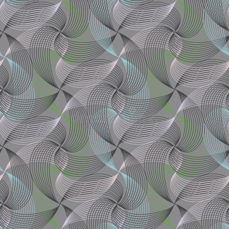 Seamless Ripple Pattern. Repeating Vector Texture. Wavy Graphic ...