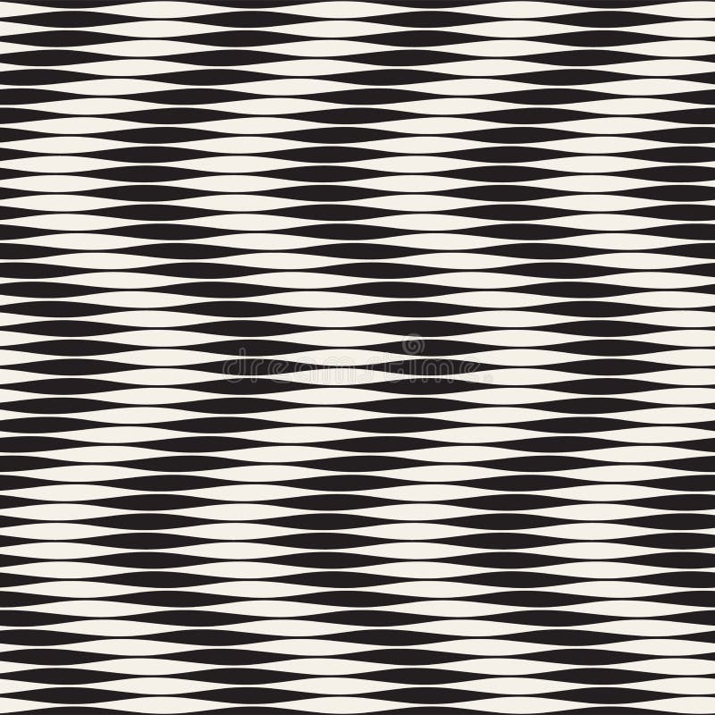 Seamless Ripple Pattern. Repeating Vector Texture. Wavy Graphic ...