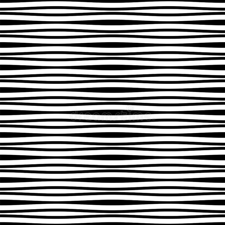 Seamless Ripple Pattern. Striped Minimalistic Rippled Background. Stock ...