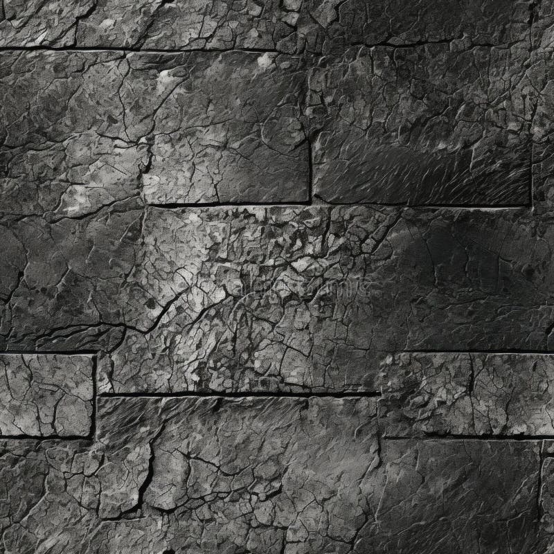 Seamless Rock Texture Wall Background Stock Illustration - Illustration ...