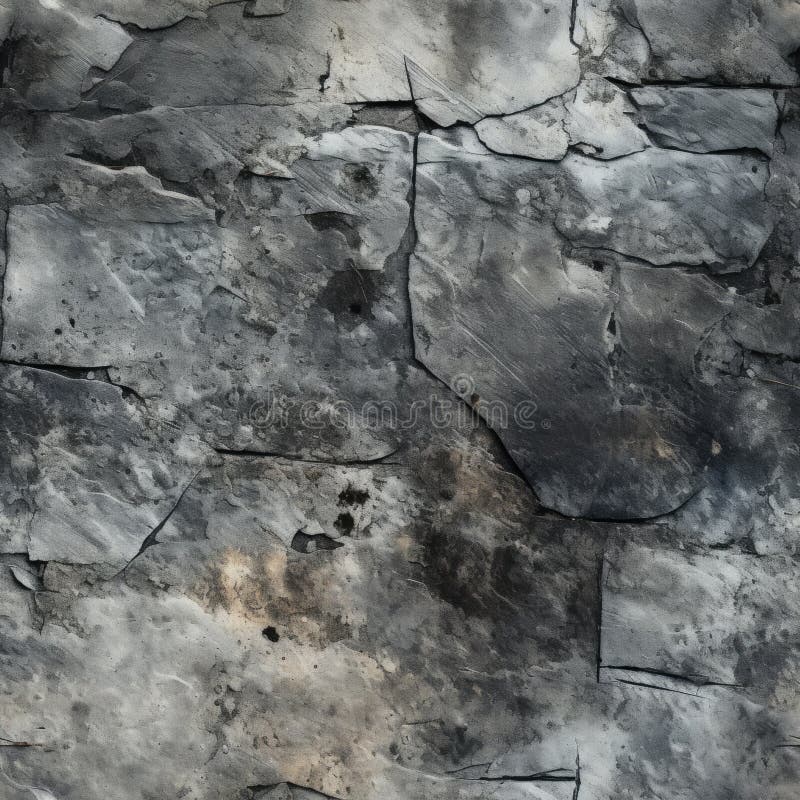 Seamless Rock Texture Wall Background Stock Illustration - Illustration ...