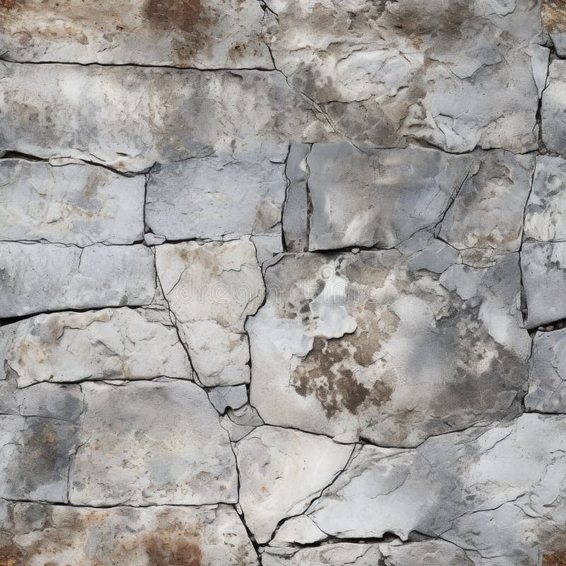 Seamless Rock Texture Wall Background Stock Illustration - Illustration ...