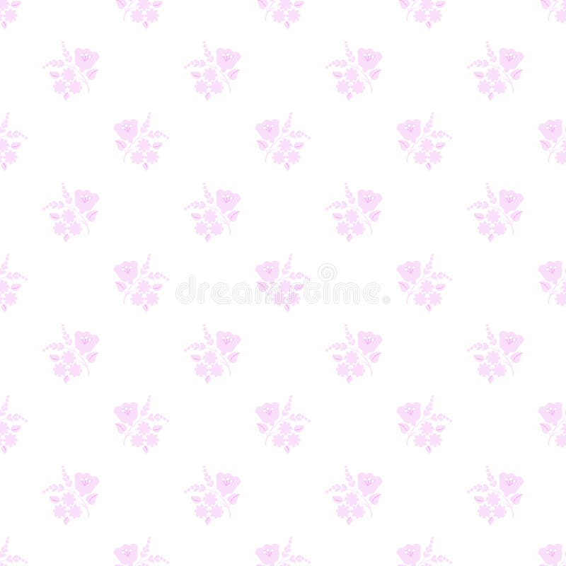 Seamless Rose Flower Texture - Soft Floral Pattern Stock Vector ...