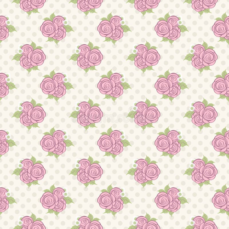 Seamless roses pattern stock vector. Illustration of love - 36974643