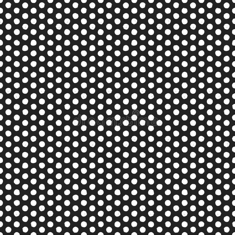 Seamless Rough Dot Pattern. Eroded, Distressed Vector Dot Pattern ...