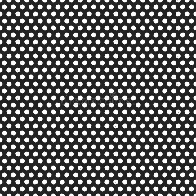 Seamless Rough Dot Pattern. Eroded, Distressed Vector Dot Pattern ...