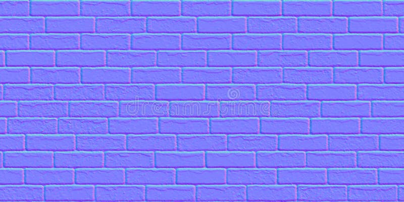 Seamless Rough Subway Brick Wall Normal Map Background Texture Stock Illustration - Illustration ...