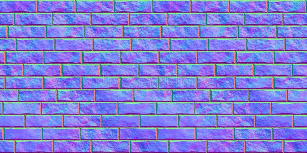 Normal Map Brick Wall Texture Stock Illustrations – 163 Normal Map ...