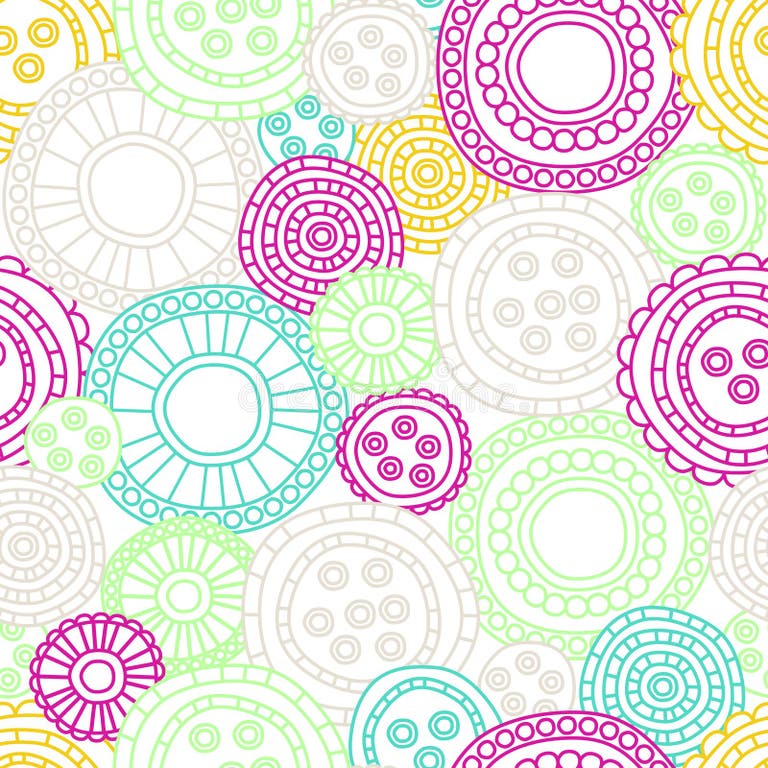 Seamless Round Graphics Stock Illustrations – 8,352 Seamless Round ...
