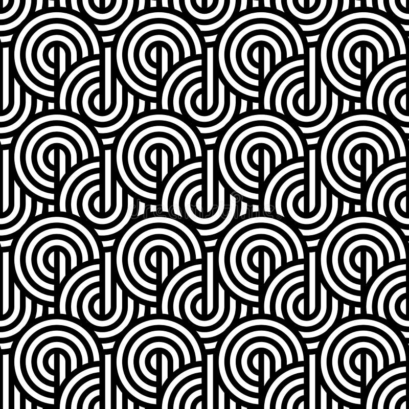 Seamless Rounded Squares Black Stock Vector - Illustration of ...