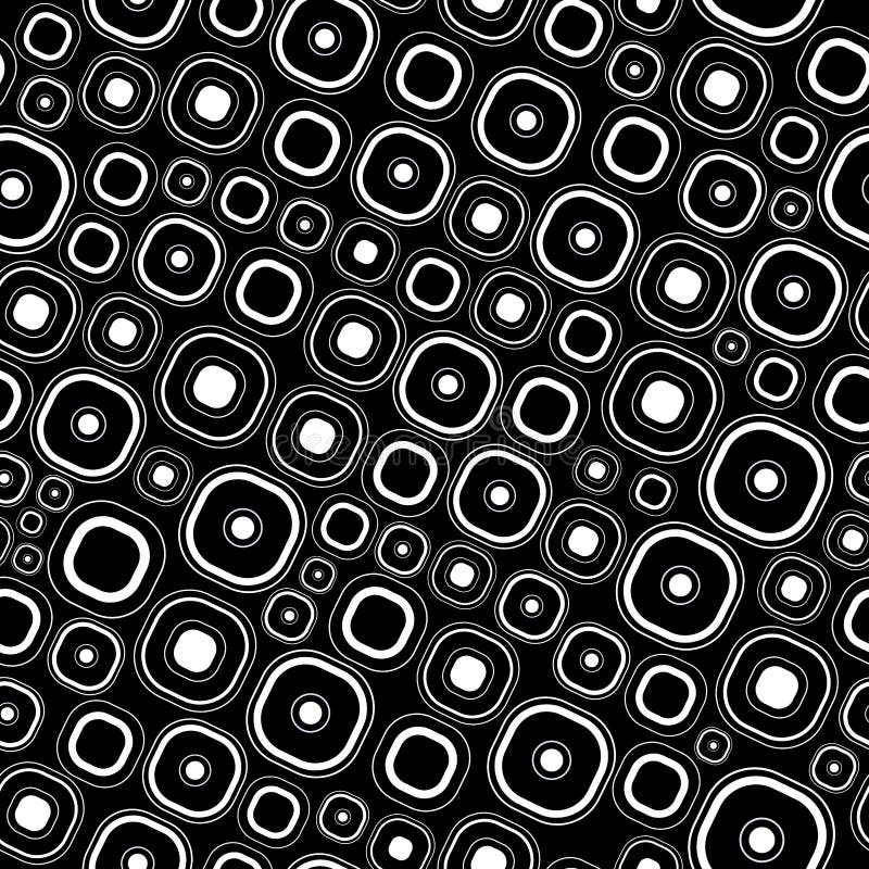 Seamless Rounded Squares Black Stock Vector - Illustration of ...