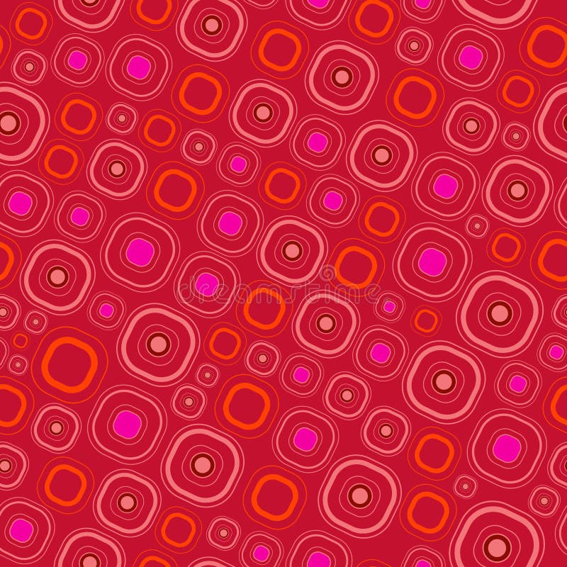 Red Retro Pattern stock vector. Illustration of 1950s - 6714602