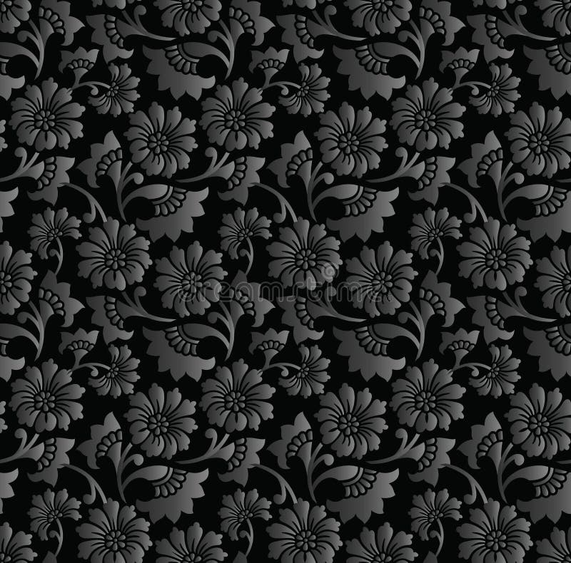 Seamless Royal Vector Wallpaper Stock Vector - Illustration of rich ...