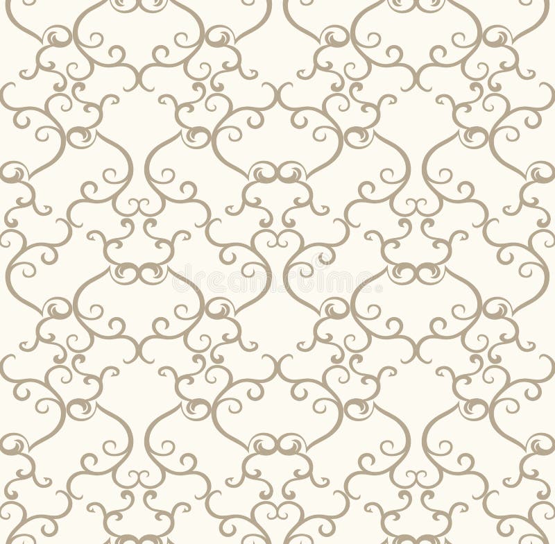 Seamless Royal Designer Wallpaper Stock Vector - Illustration of ...