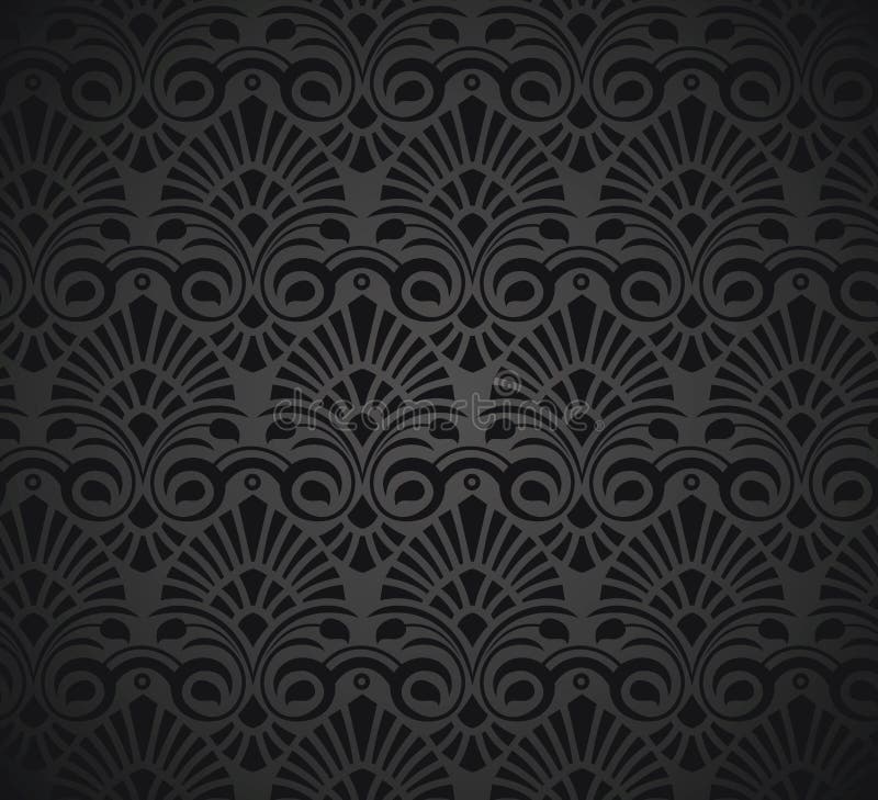 Seamless Royal Golden Wallpaper Stock Vector - Illustration of flower ...