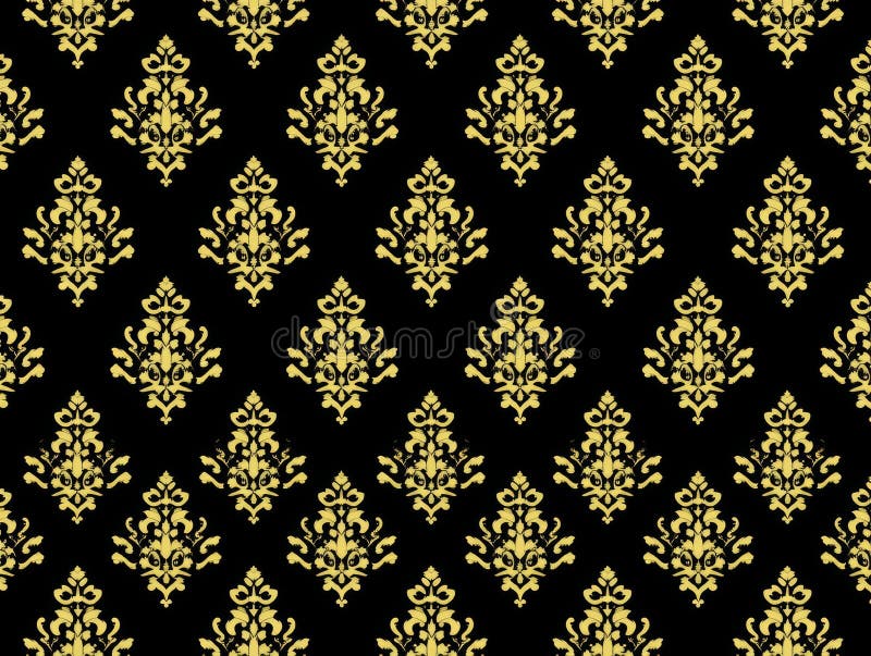 A Seamless Royal Vintage Victorian Gothic Backdrop Featuring Rococo ...