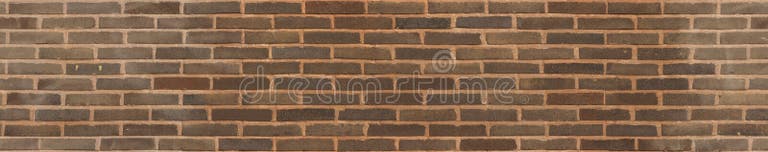 Seamless Running Bond Brown Brick Texture Stock Photo - Image of ...