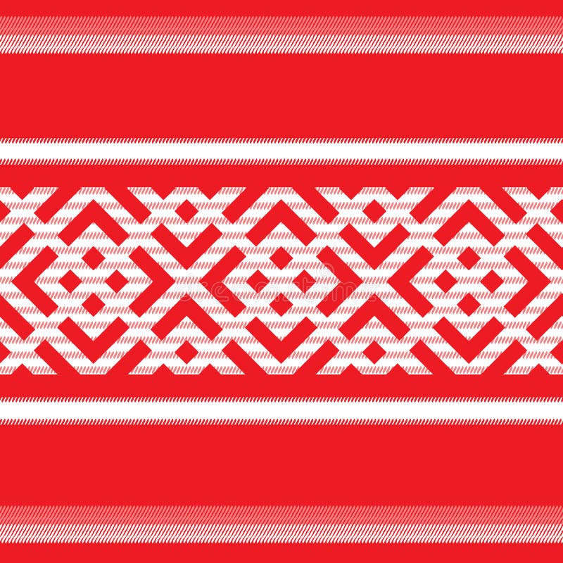 Seamless russian pattern stock vector. Illustration of bright - 7804423