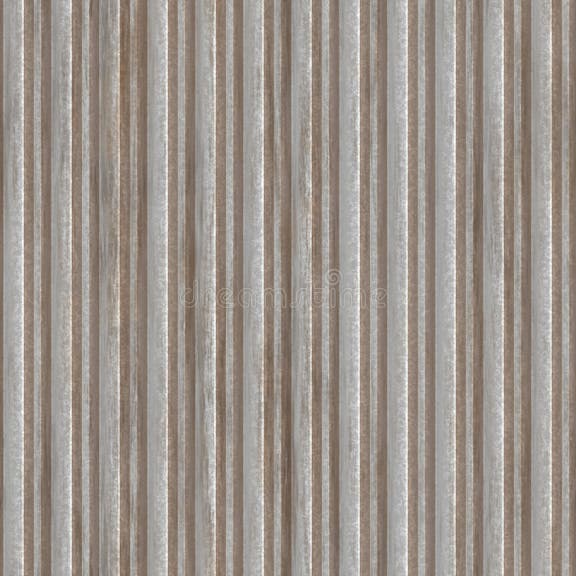 Seamless Rusty Corrugated Metal Pattern Stock Illustration - Illustration of composition ...