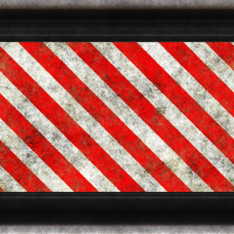 Seamless Rusty Metal Hazard Stripes Pattern Stock Illustration ...