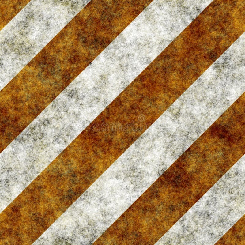 Seamless Rusty Metal Hazard Stripes Pattern Stock Illustration ...