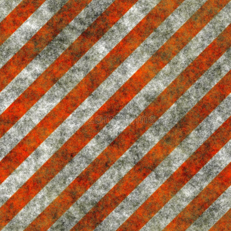 Seamless Rusty Metal Hazard Stripes Pattern Stock Illustration ...