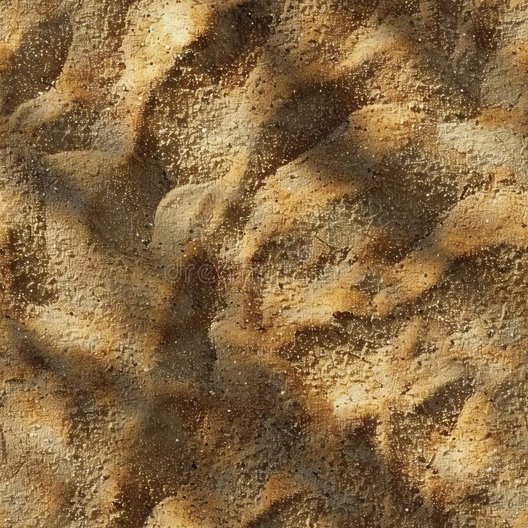 Seamless Sand Texture, Light and Shadows Pattern, Ground Background ...