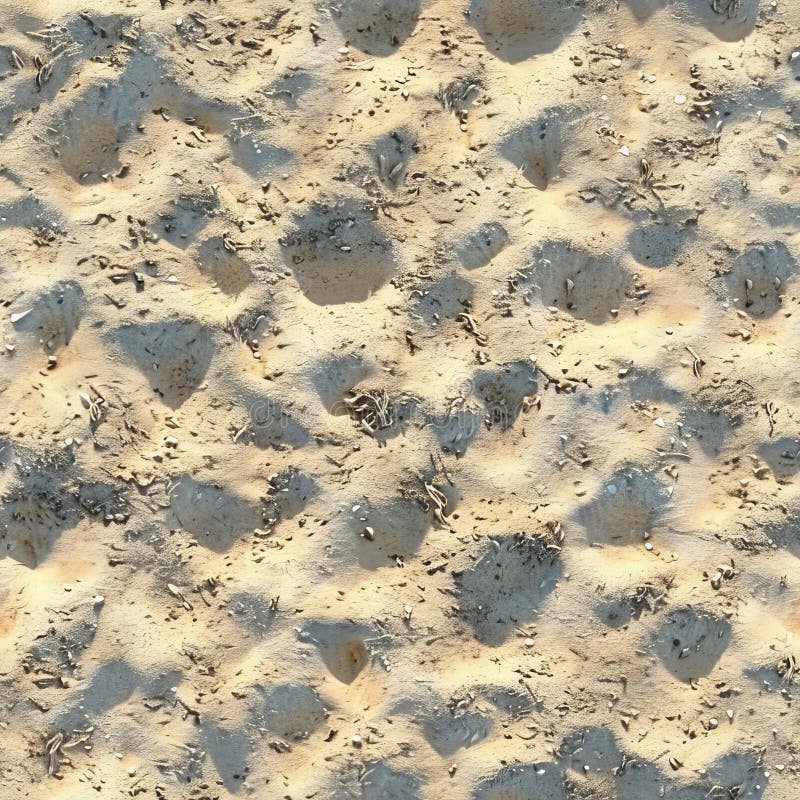 Seamless Sand Texture, Realistic Pattern with Light and Shadows ...