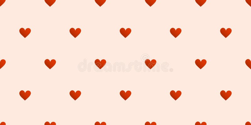 Seamless Scarce Red Hearts Pattern - Minimalist Repetitive Texture on ...