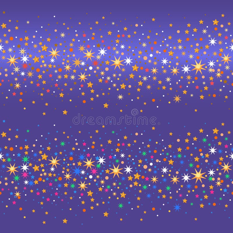 Seamless scattered stars stock vector. Illustration of band - 69051782