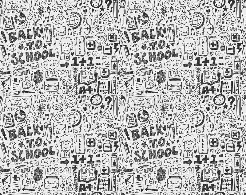 Seamless school pattern stock vector. Illustration of carrot - 17260598