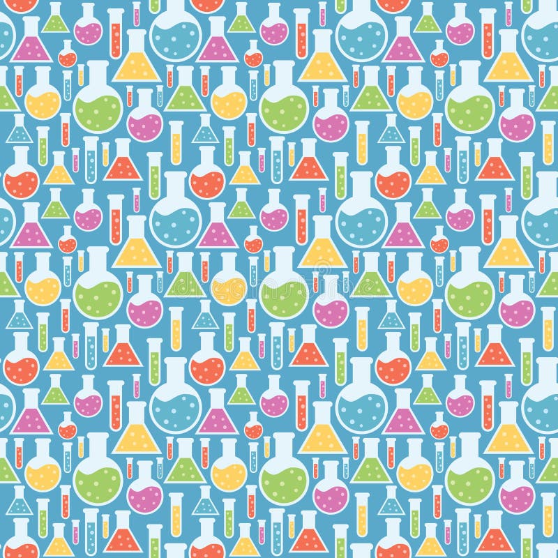 Back To School: Science Lab Objects Doodle Vintage Style Sketches ...