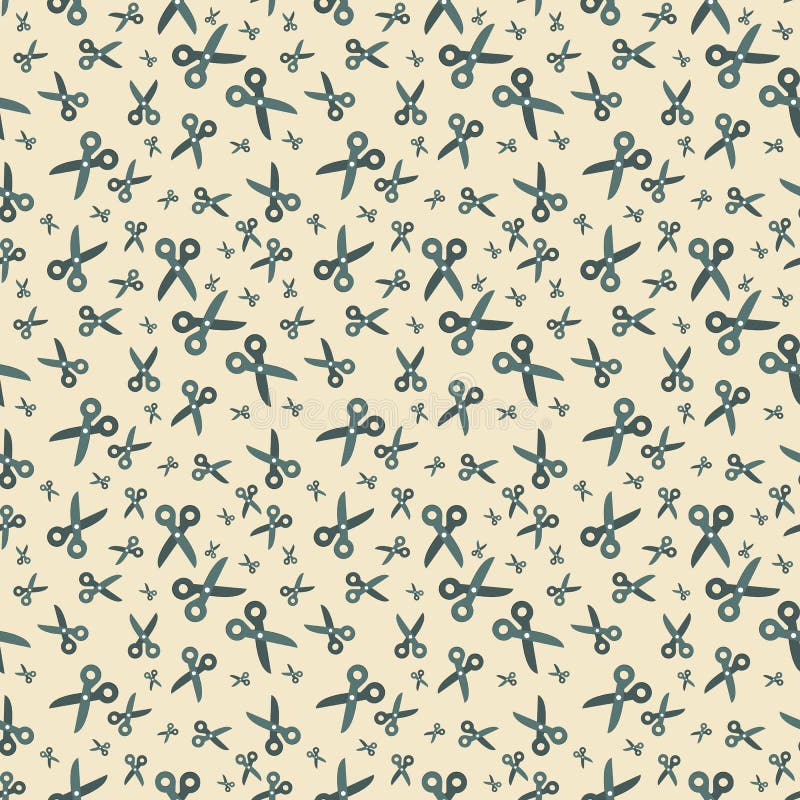 Seamless scissors pattern stock vector. Illustration of blade - 41163641