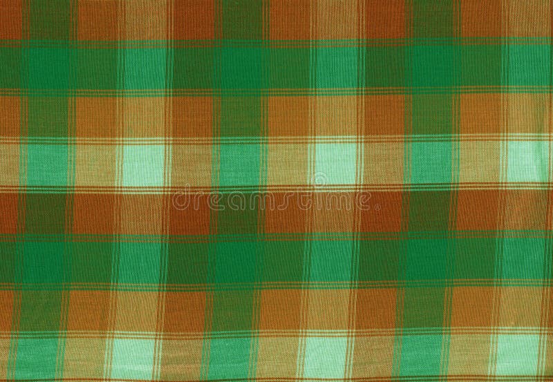 Seamless Scottish Green and Orange Background. Stock Image - Image of ...
