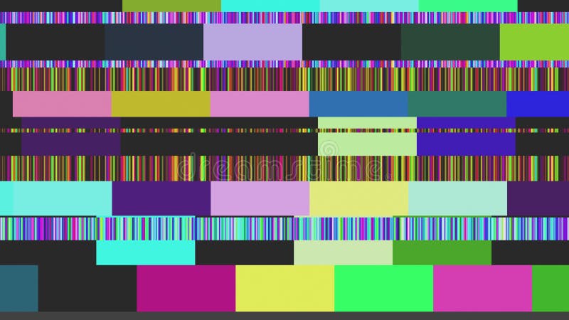 Seamless Display Error Glitch Background Stock Video - Video of ...