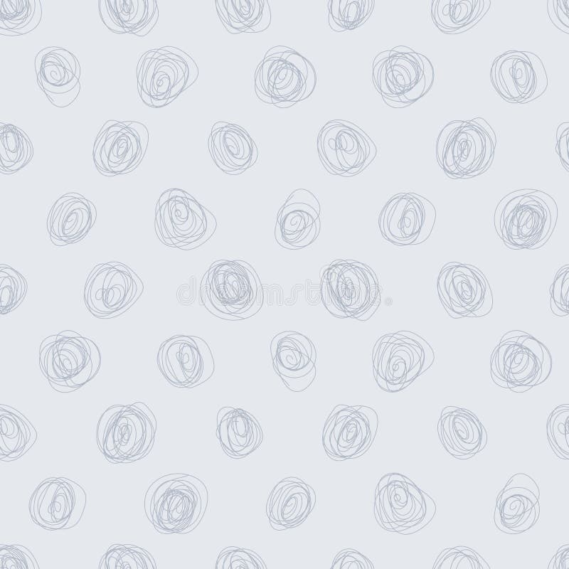 Seamless Scribble Dot Background Stock Vector - Illustration of vector ...