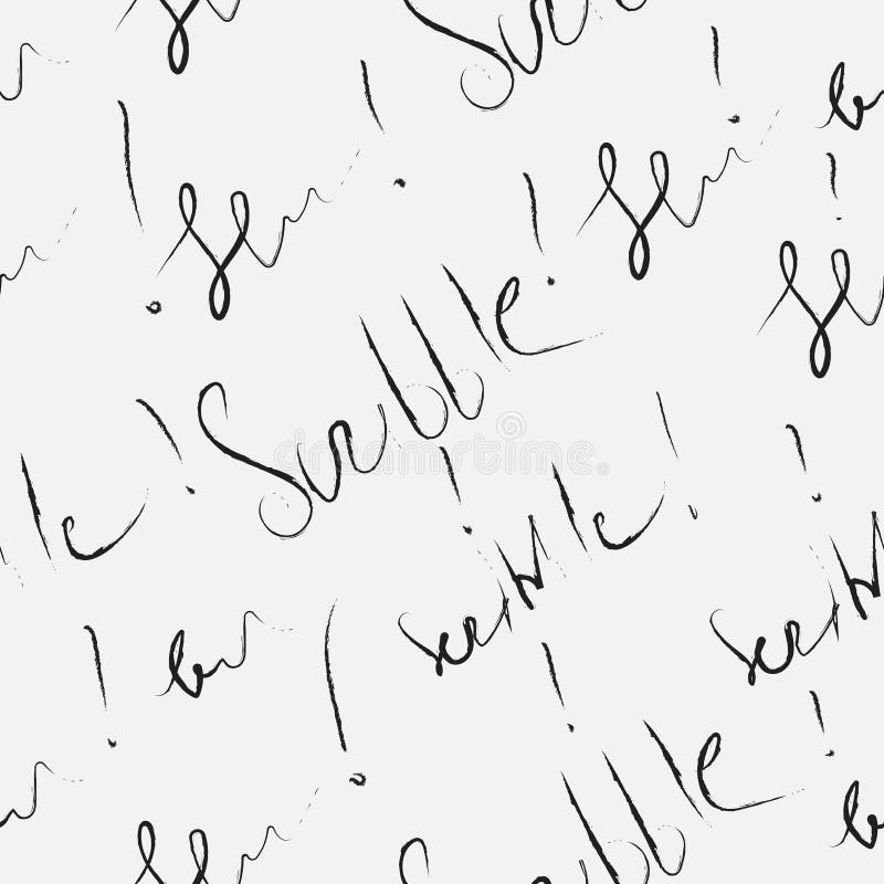 Seamless scribble pattern stock vector. Illustration of illustration ...