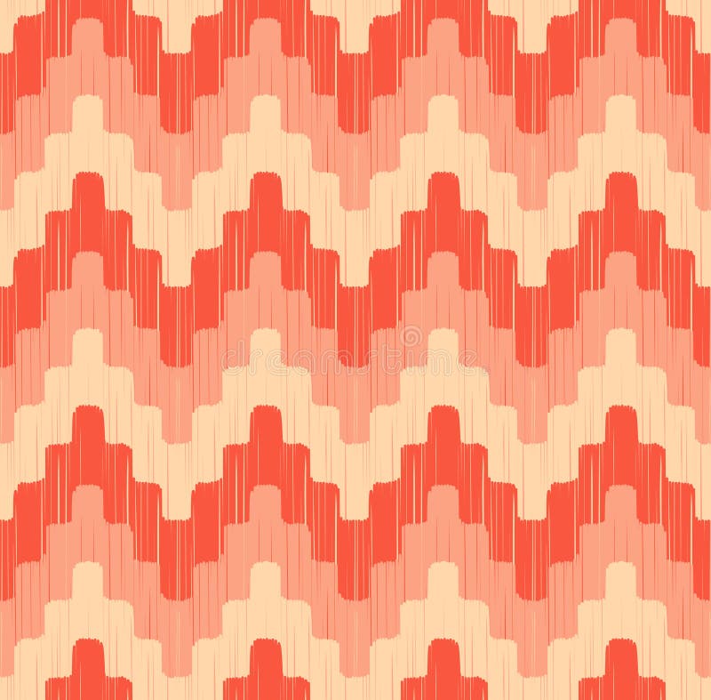 Seamless Scribble Wave Pattern Stock Vector - Illustration of pixelated ...