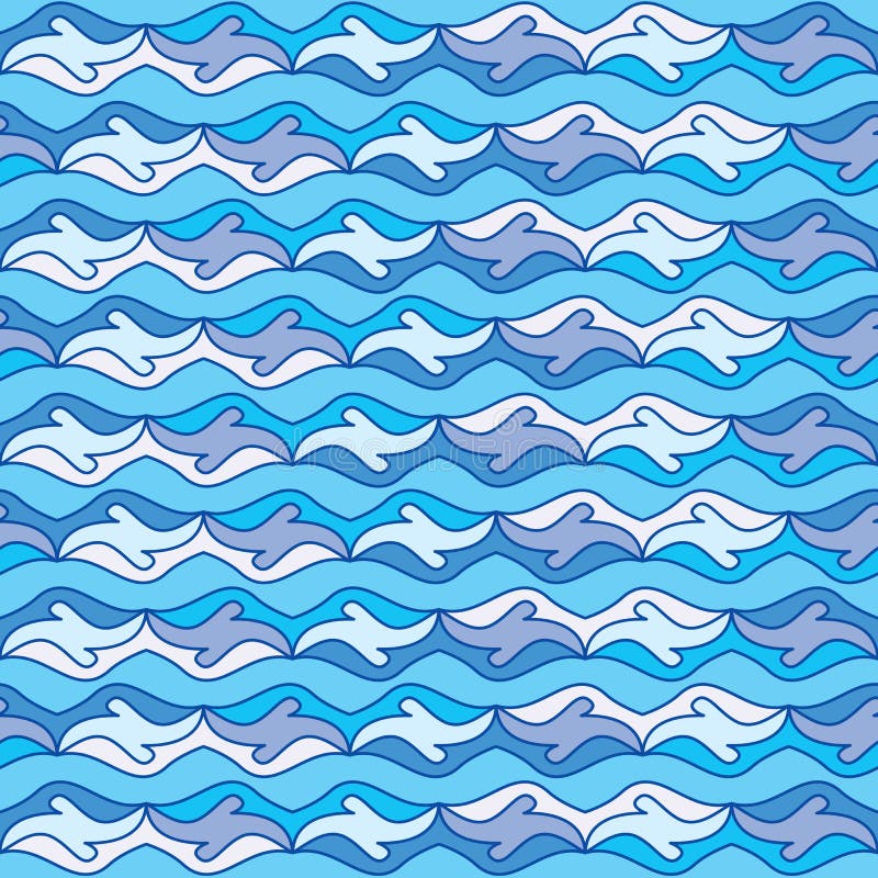 Seamless sea background stock vector. Illustration of fabric - 47787910