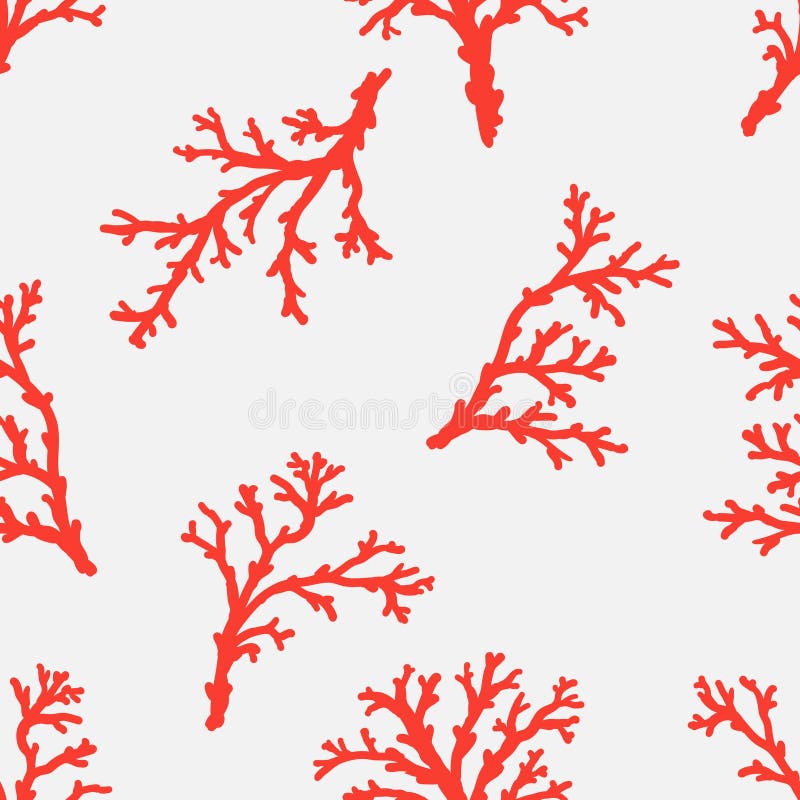 Coral pattern stock vector. Illustration of background - 5029689
