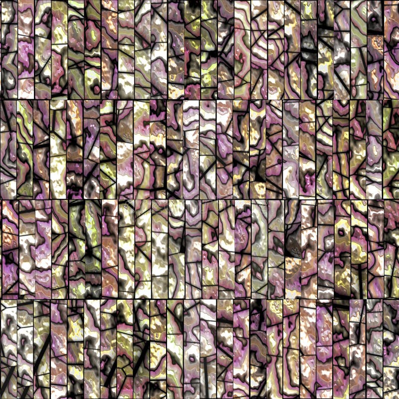 Seamless Sea Nacre Pattern stock illustration. Illustration of brown ...