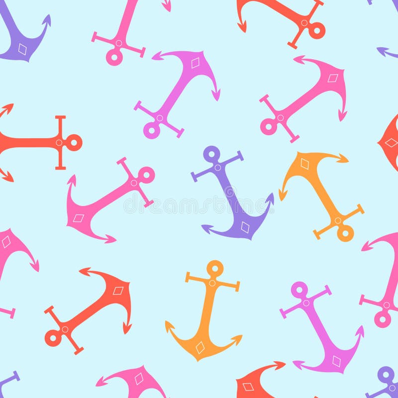 Colored Anchors Stock Illustrations – 124 Colored Anchors Stock ...