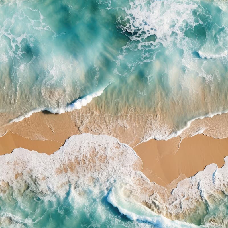 Seamless Seawater Texture with Foam Stock Illustration - Illustration ...