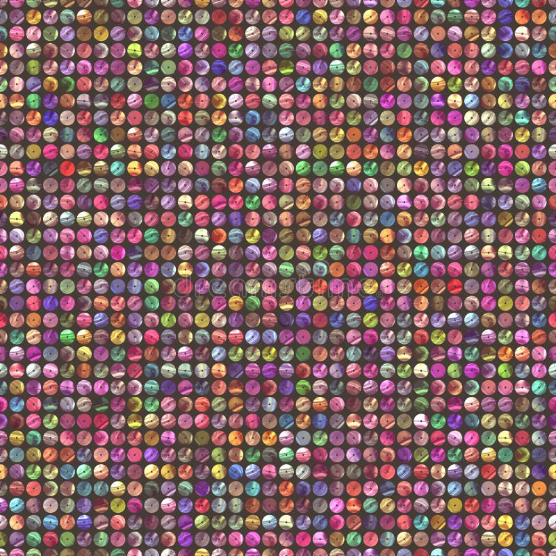 Seamless Sequins Multicolor Texture Stock Photo - Image of glowing ...